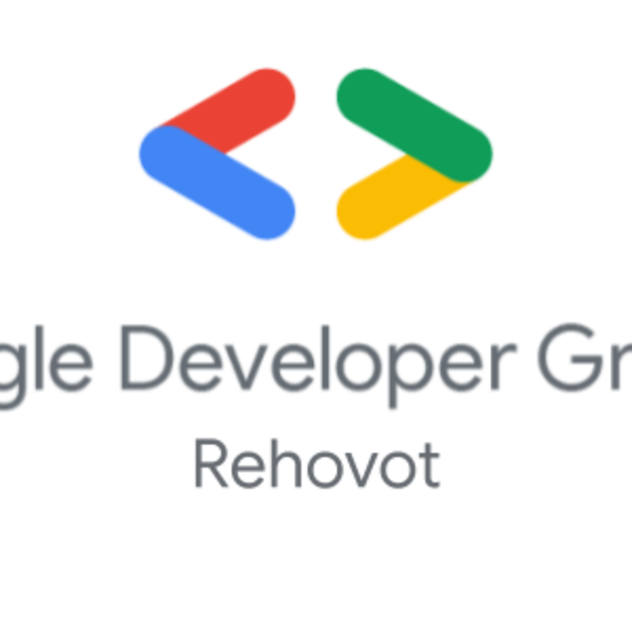 Google Developer Groups GDG Rehovot Google Developer Groups GDG Rehovot
